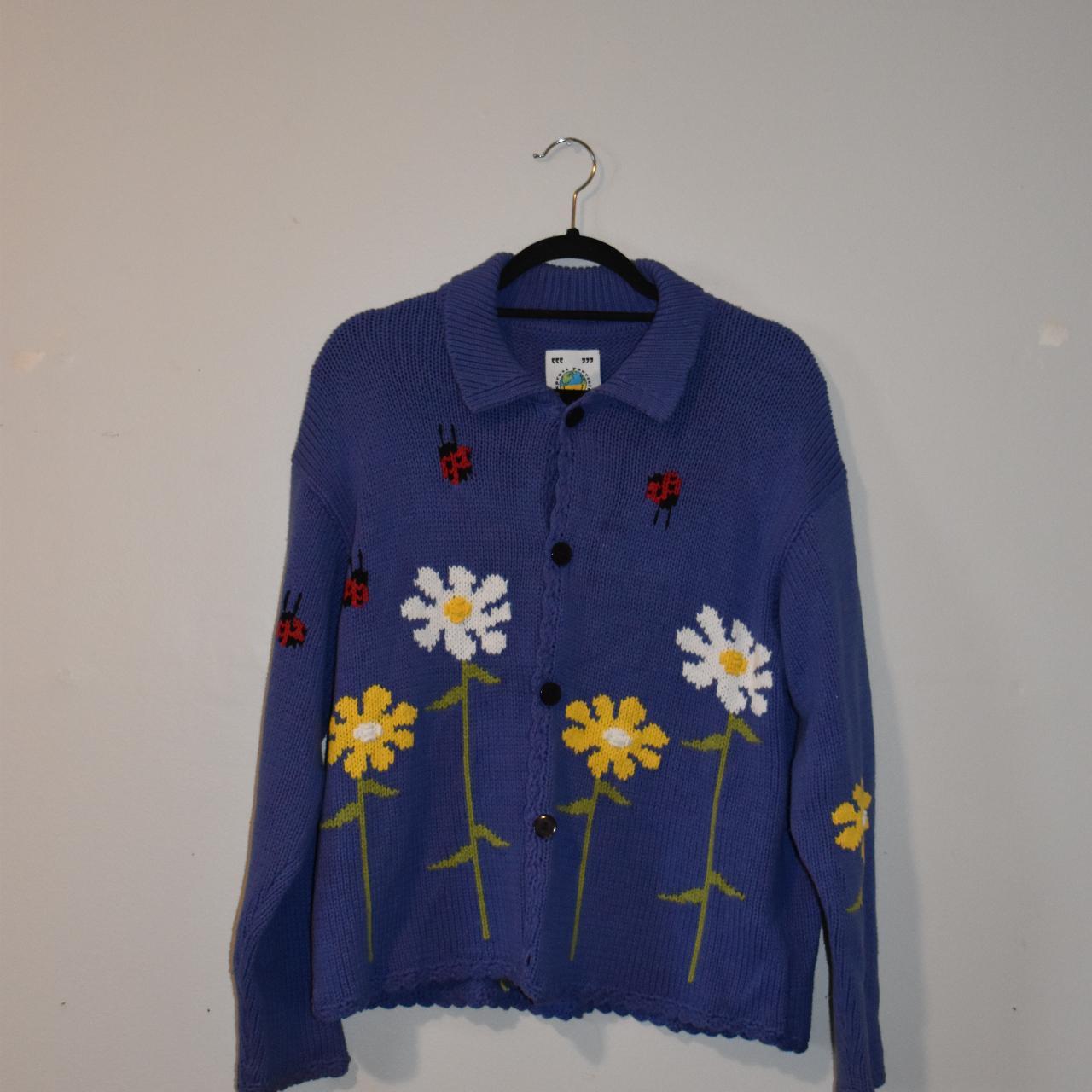 UNIF Blue Cardigan - Great Condition - Never been worn - Depop