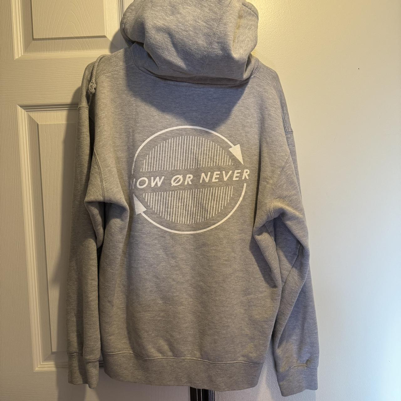 OFFICIAL Colby Brock merch grey take chances hoodie... - Depop