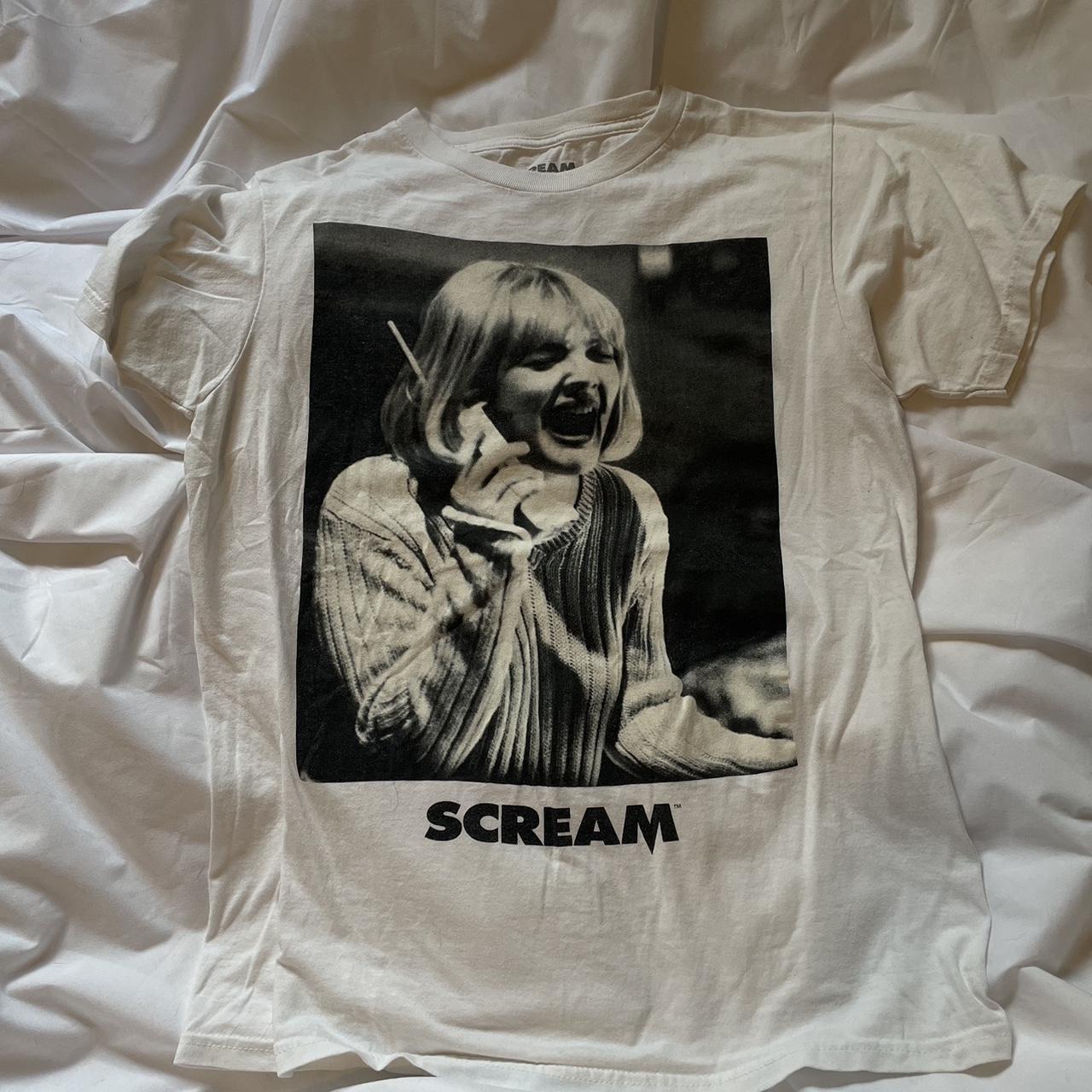 Scream Drew Barrymore phone call t shirt design... - Depop