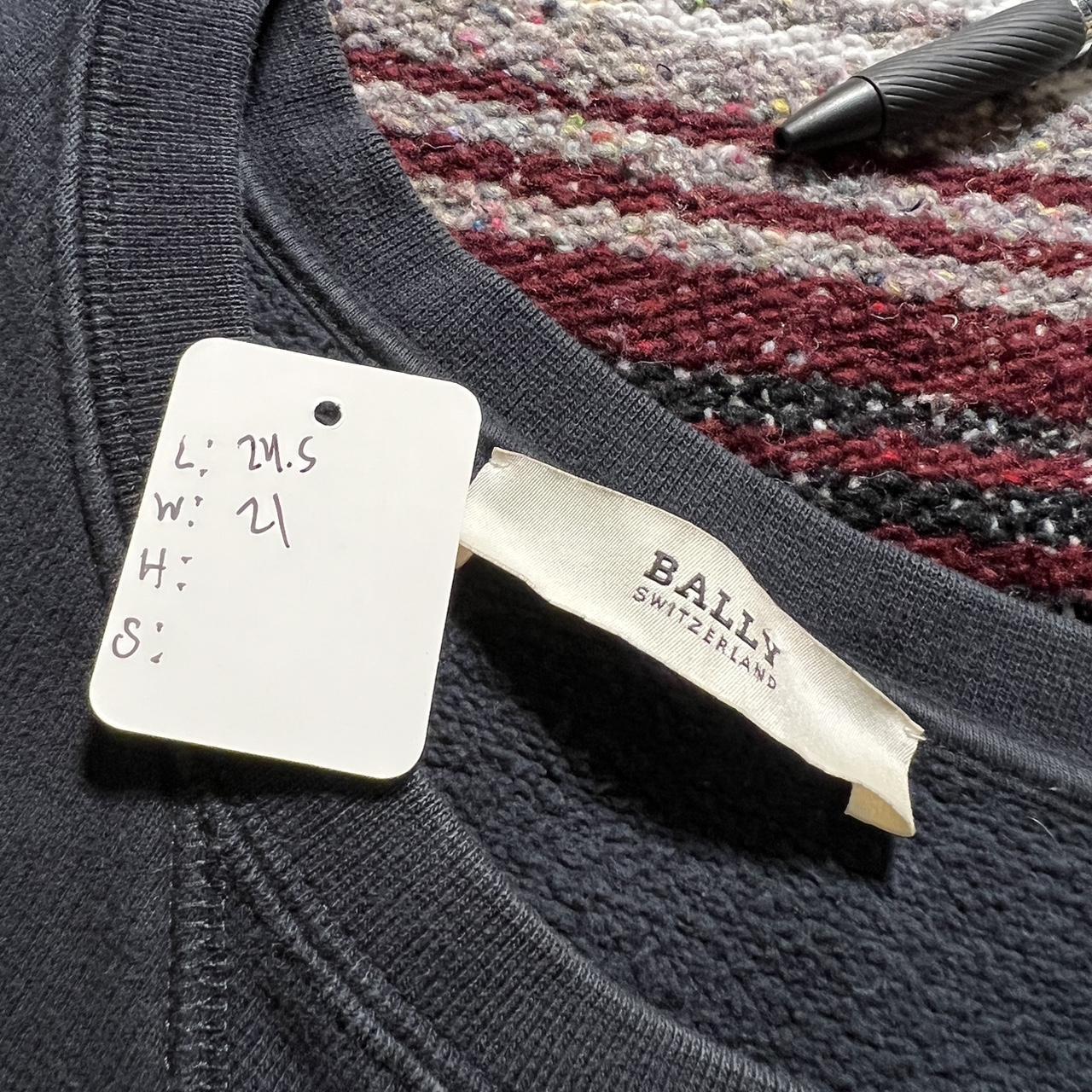 Bally Switzerland red and black embroidered... - Depop