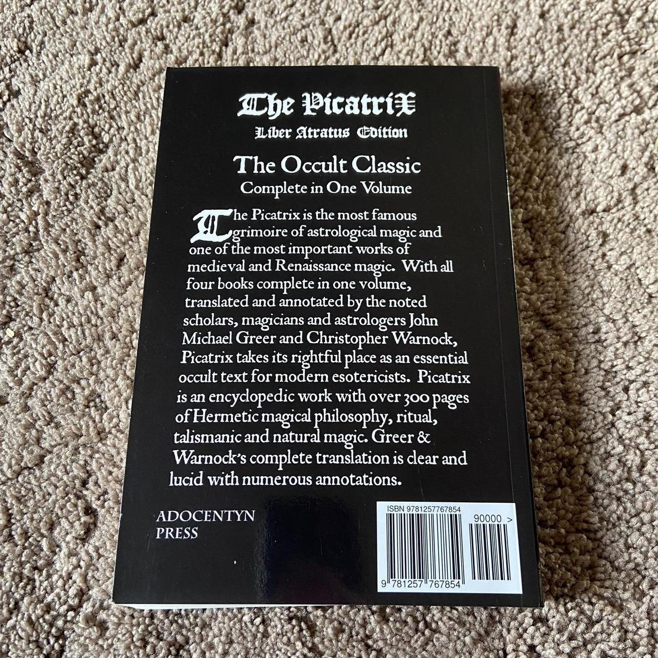 The Picatrix, an ancient text translated through the... - Depop