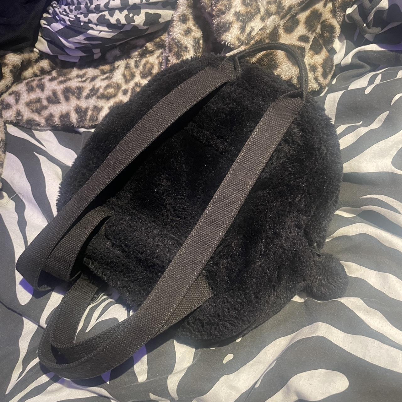 urban outfitters mini fluffy backpack uo bag - Depop