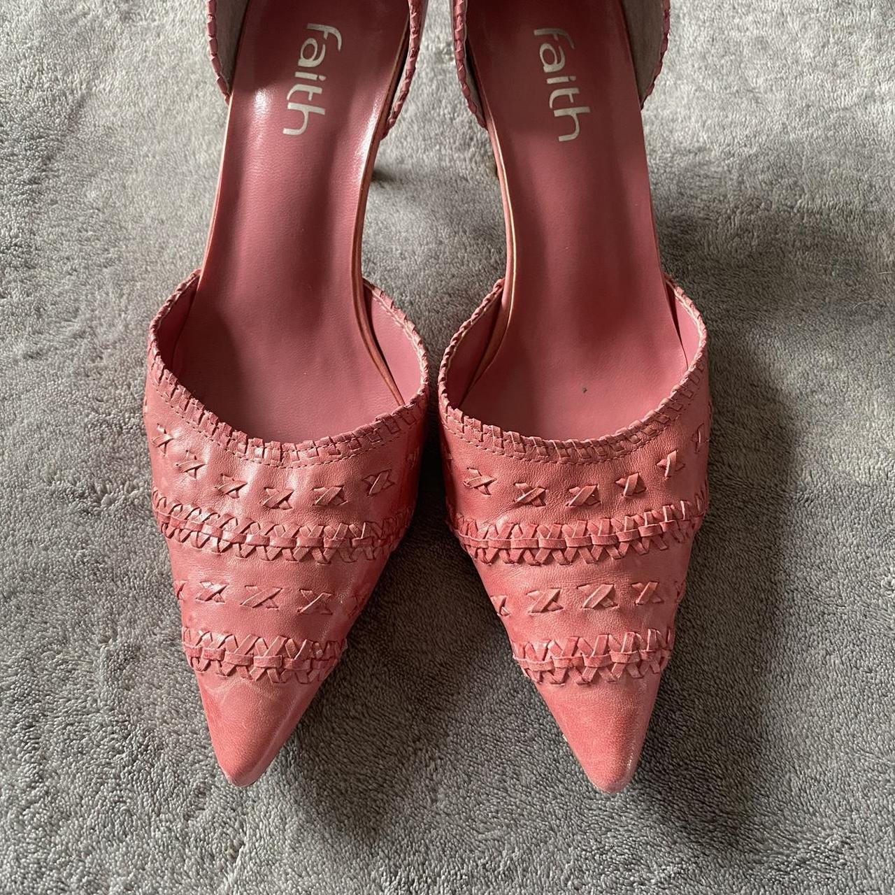 The cutest pink y2k faith heels Loveee these! In... - Depop