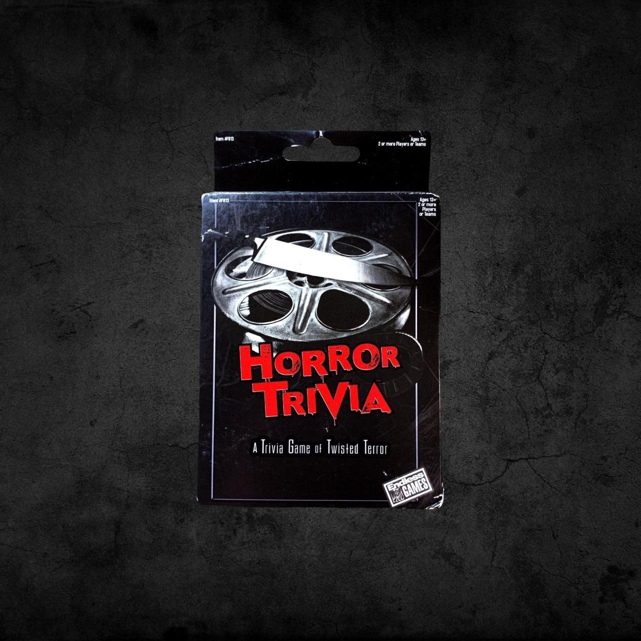 HORROR TRIVIA: A TRIVIA GAME OF TWISTED TERROR 🎥... - Depop