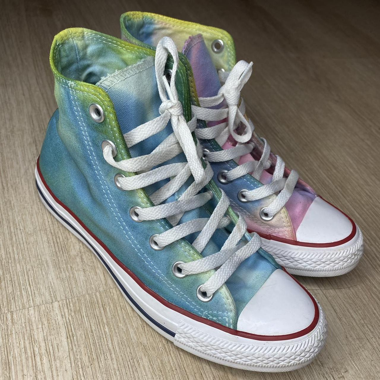 Awesome Converse Chuck Taylor All Star custom Tie... - Depop