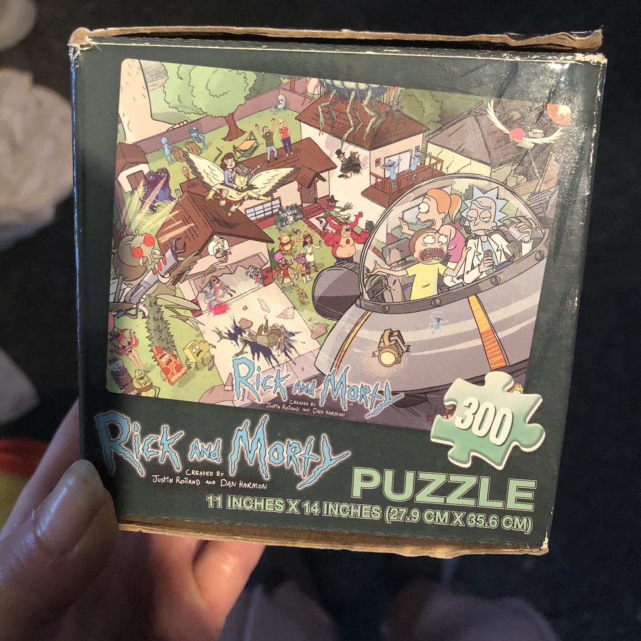 Rick and Morty Jigsaw Puzzle 300 piece, 11x14... - Depop