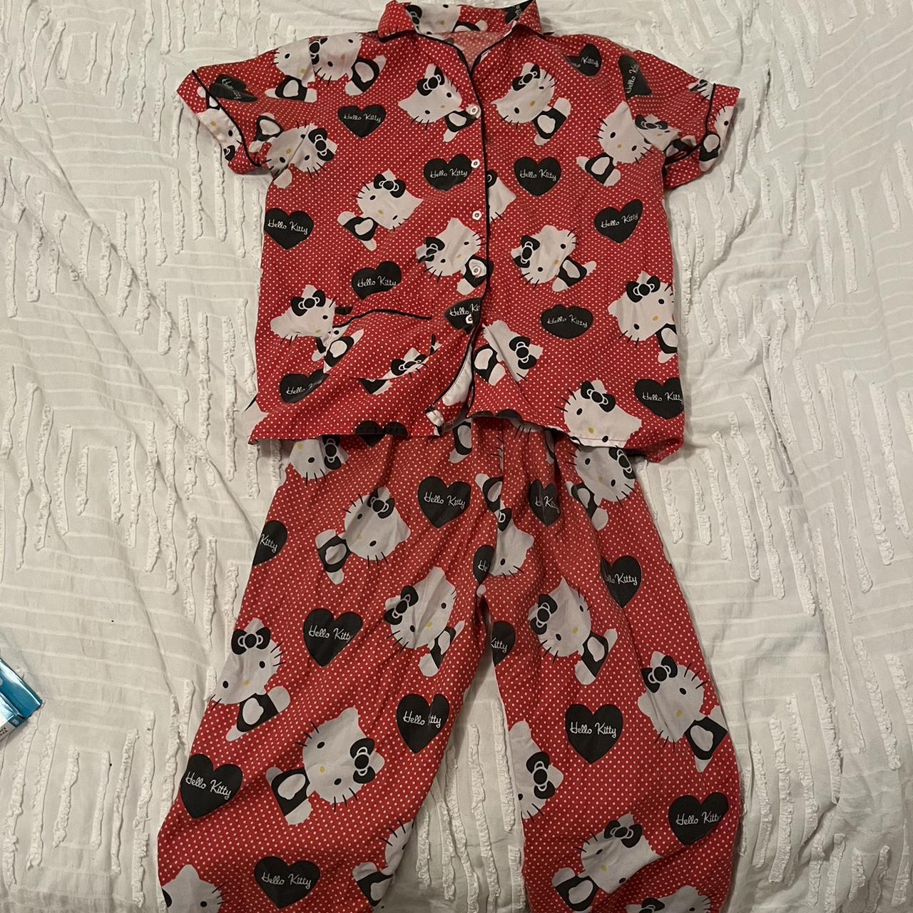 Handmade y2k hello kitty pyjamas - Depop