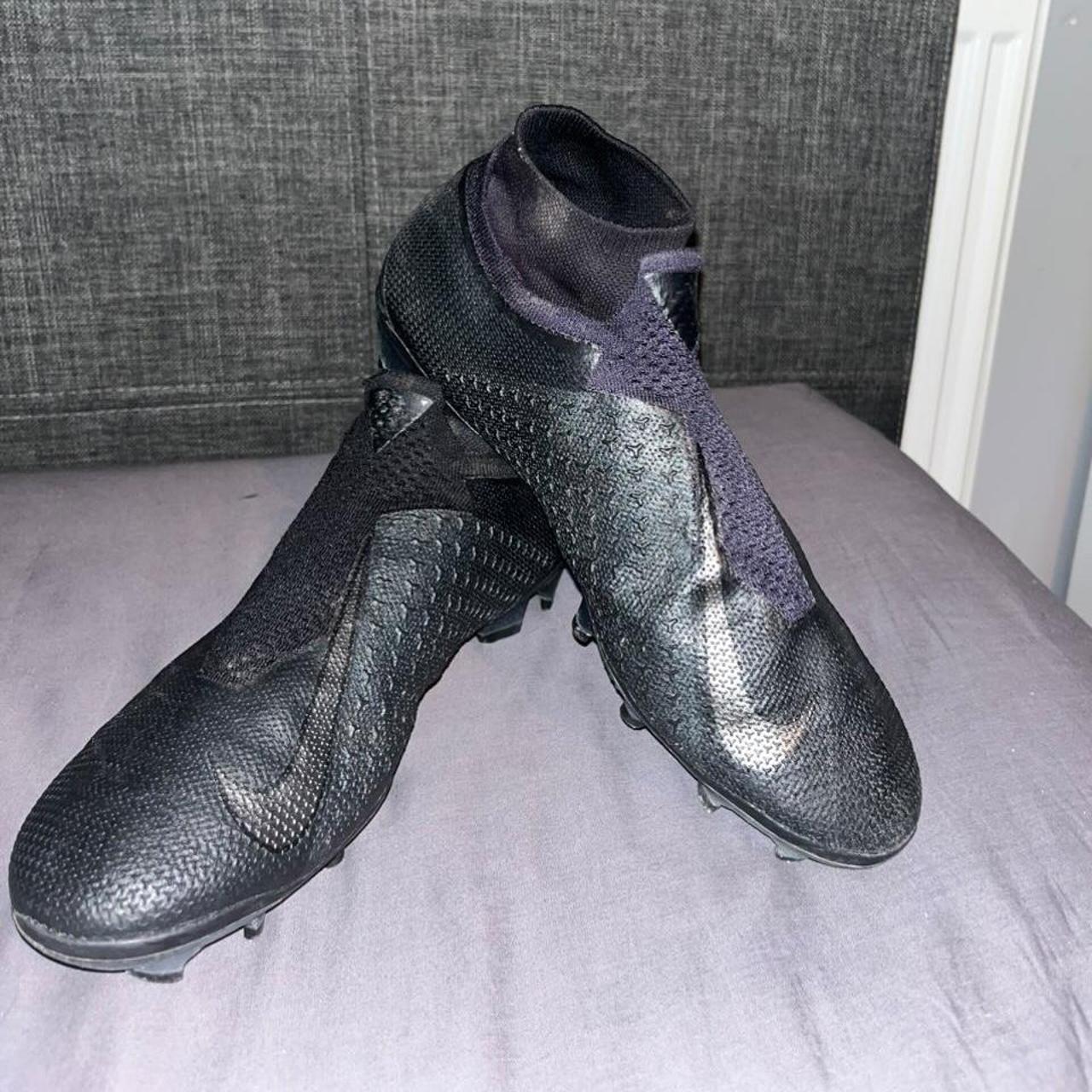 Nike Phantom all black football boots Worn a few... - Depop