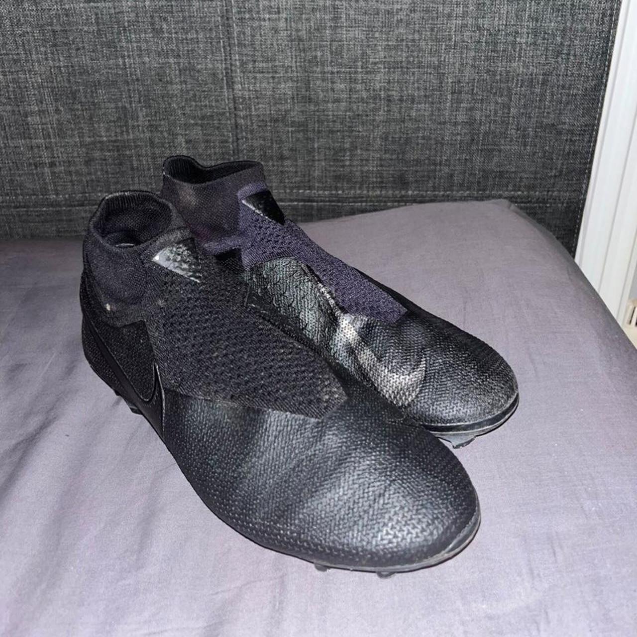Nike Phantom all black football boots Worn a few... - Depop