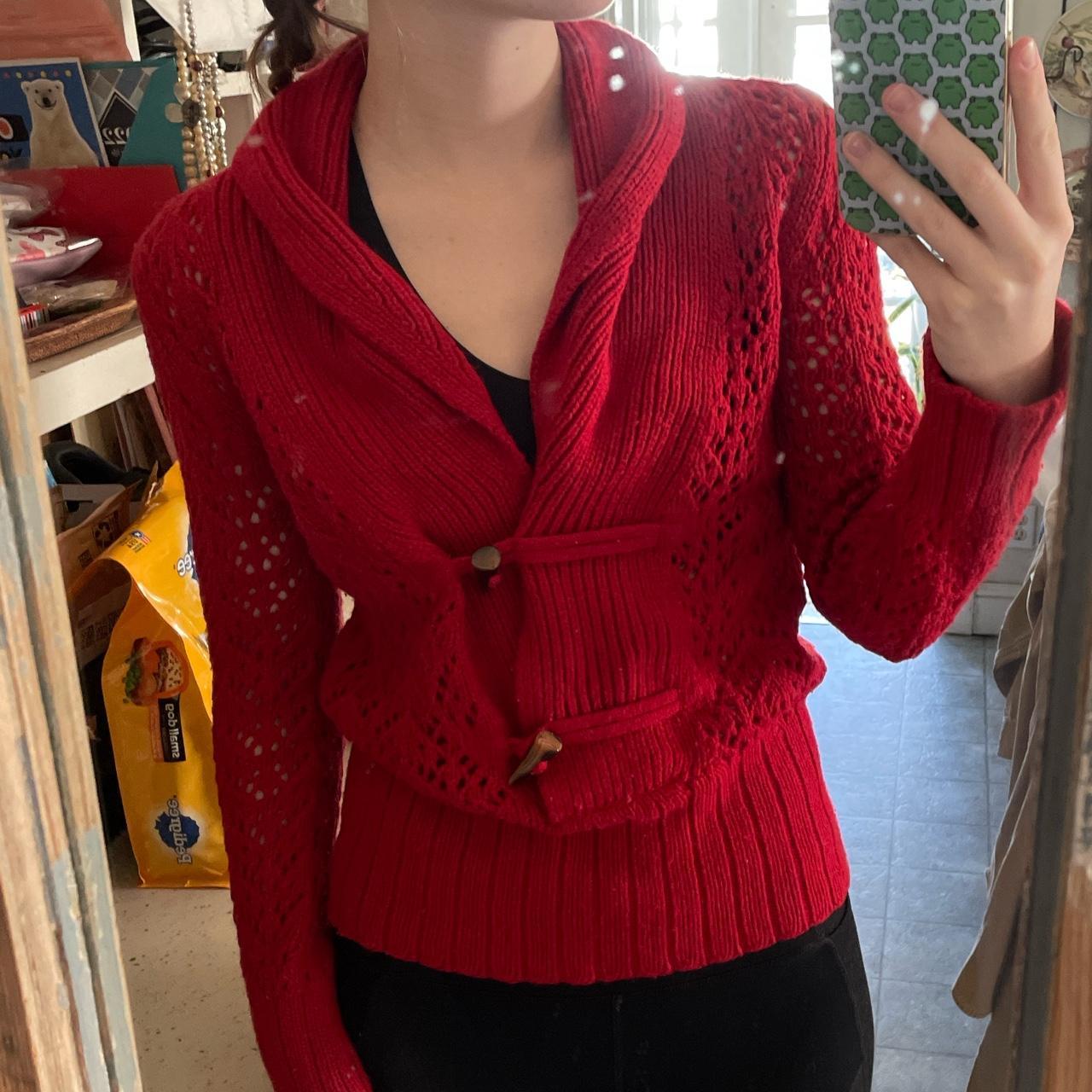 Vintage old navy red sweater! This is in a size... - Depop