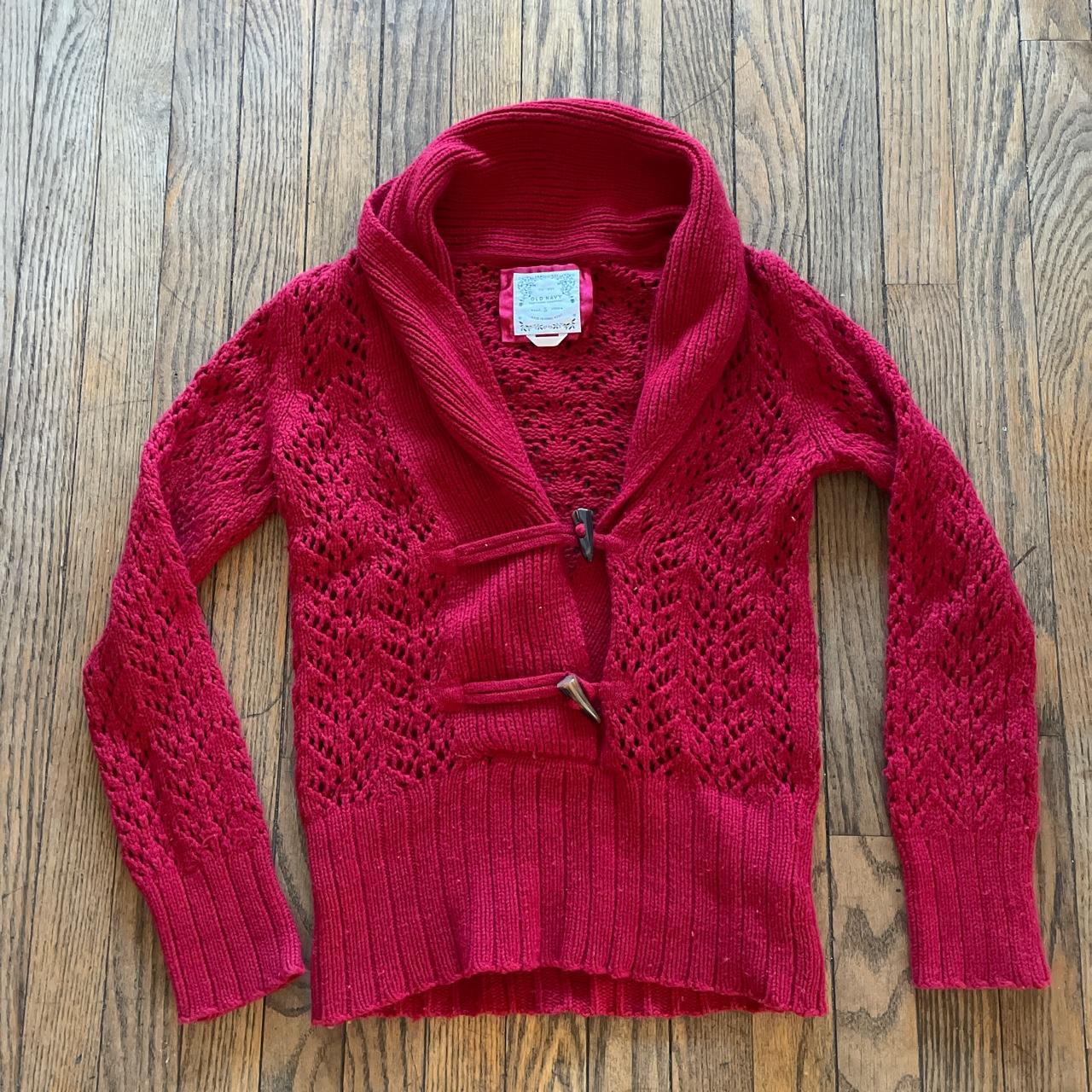 Vintage old navy red sweater! This is in a size... - Depop