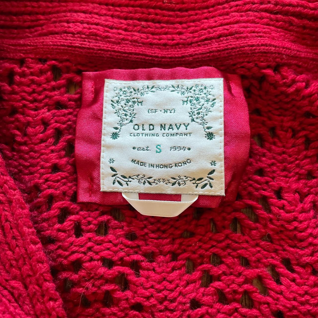Vintage old navy red sweater! This is in a size... - Depop