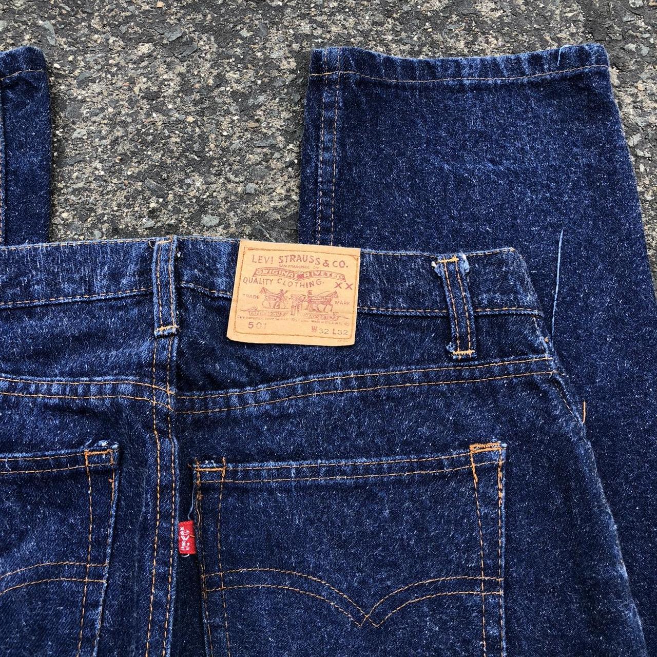 Vintage 80s Levi’s 501 jeans size (measured) 32 X 30... - Depop