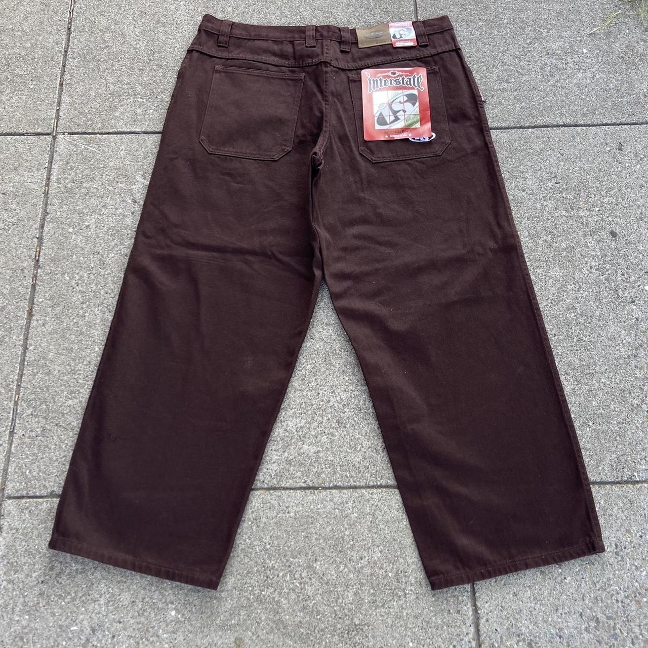 Deadstock Vintage 90s interstate baggy skate jeans... - Depop