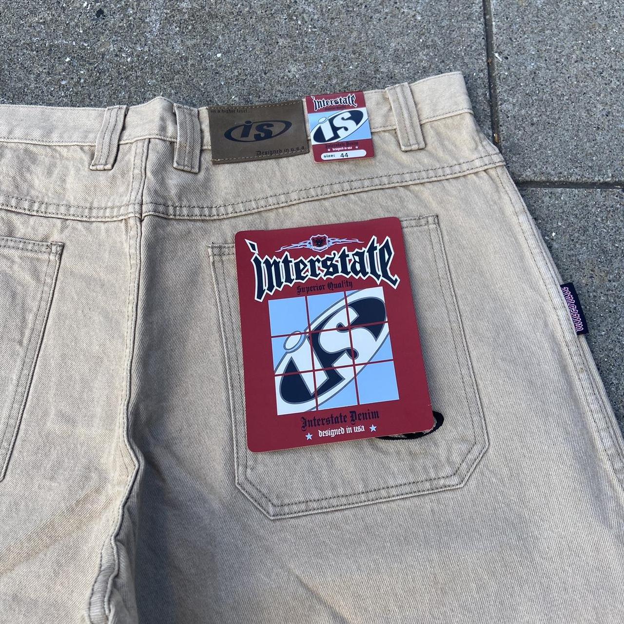 Deadstock 90s interstate wide leg skater pants size... - Depop