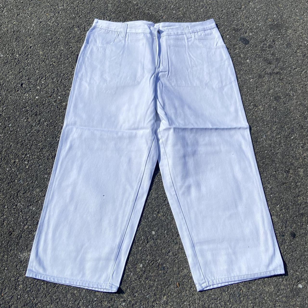 Deadstock 90s interstate wide leg skater jeans size... - Depop