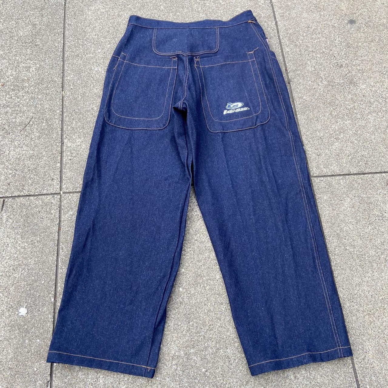 Deadstock 90s interstate baggy jeans size 34 X 32... - Depop