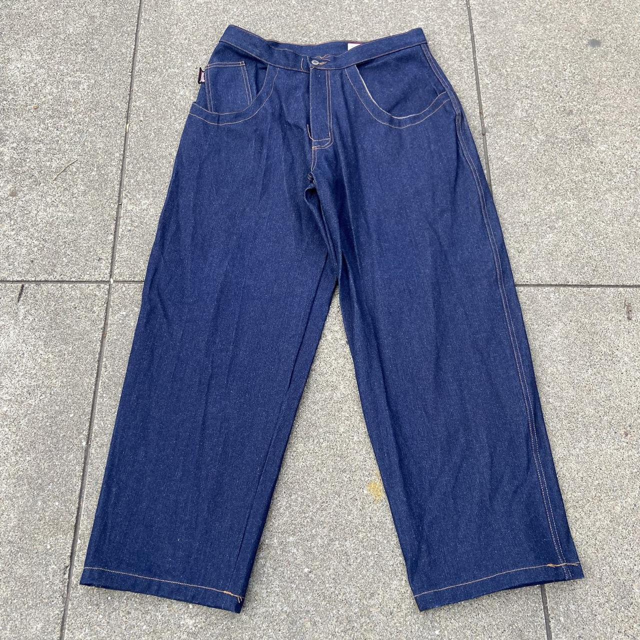 Deadstock 90s interstate baggy jeans size 34 X 32... - Depop
