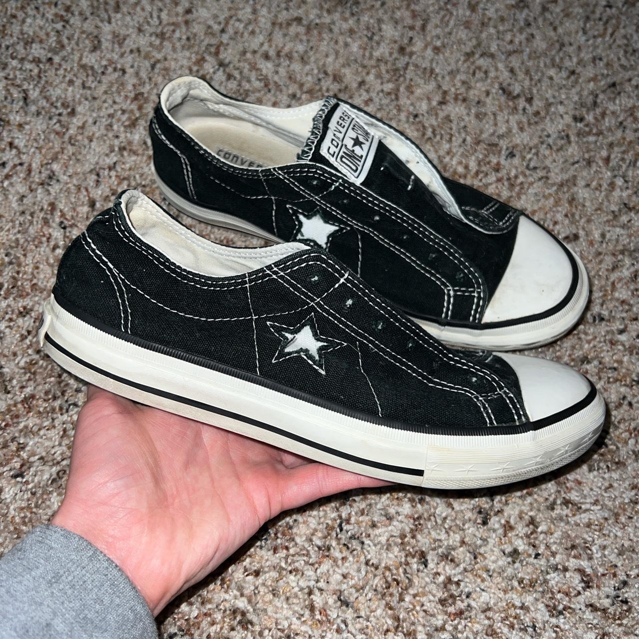 Converse One Star Shoes (W/ NO LACES) these are... - Depop