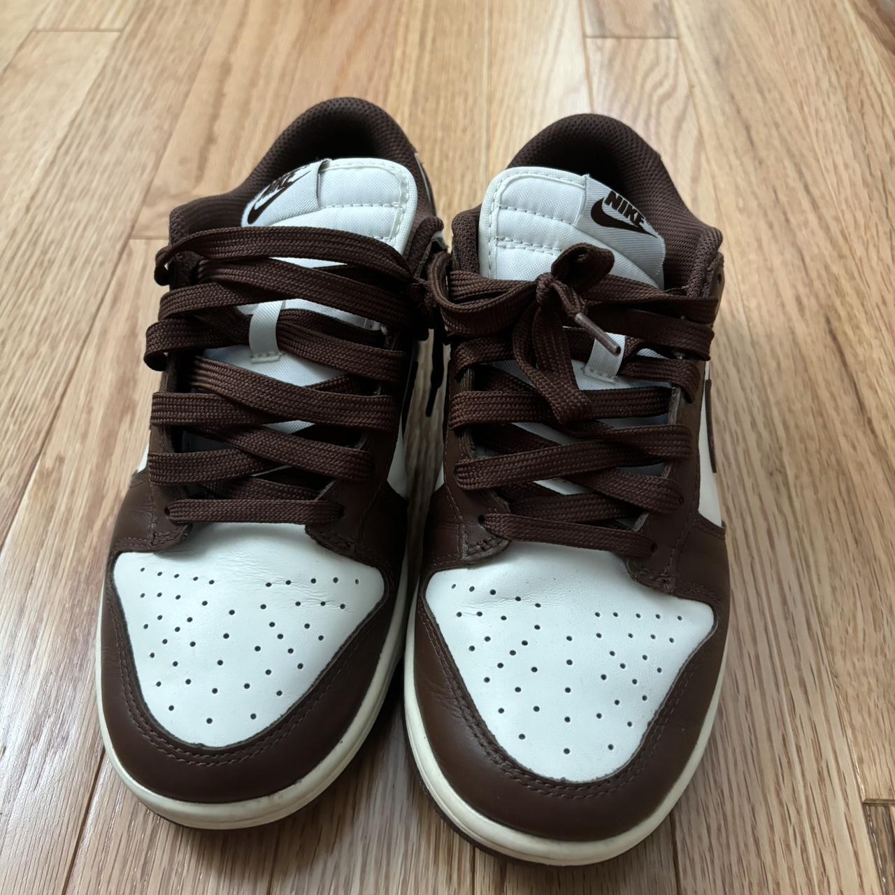 brown nike dunks women’s size 7.5 🤎 perfect... - Depop