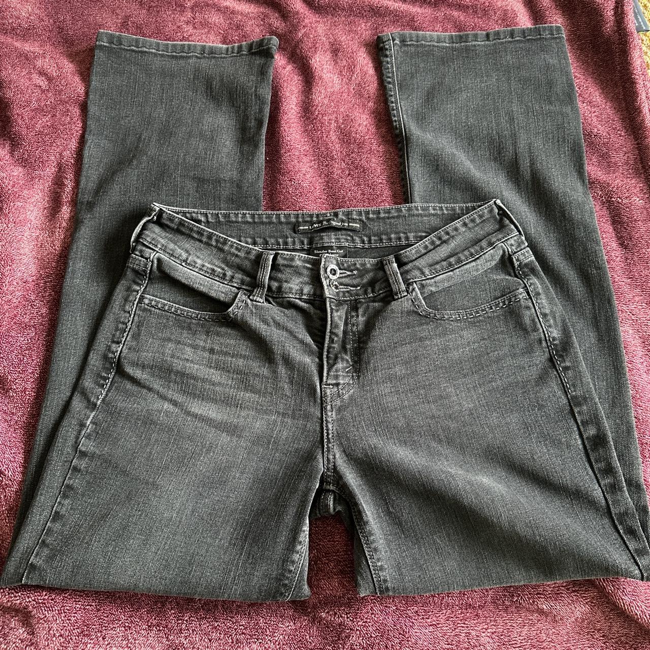 Black Levi Slender Boot Cut Jean Waist 30-31” Hips... - Depop
