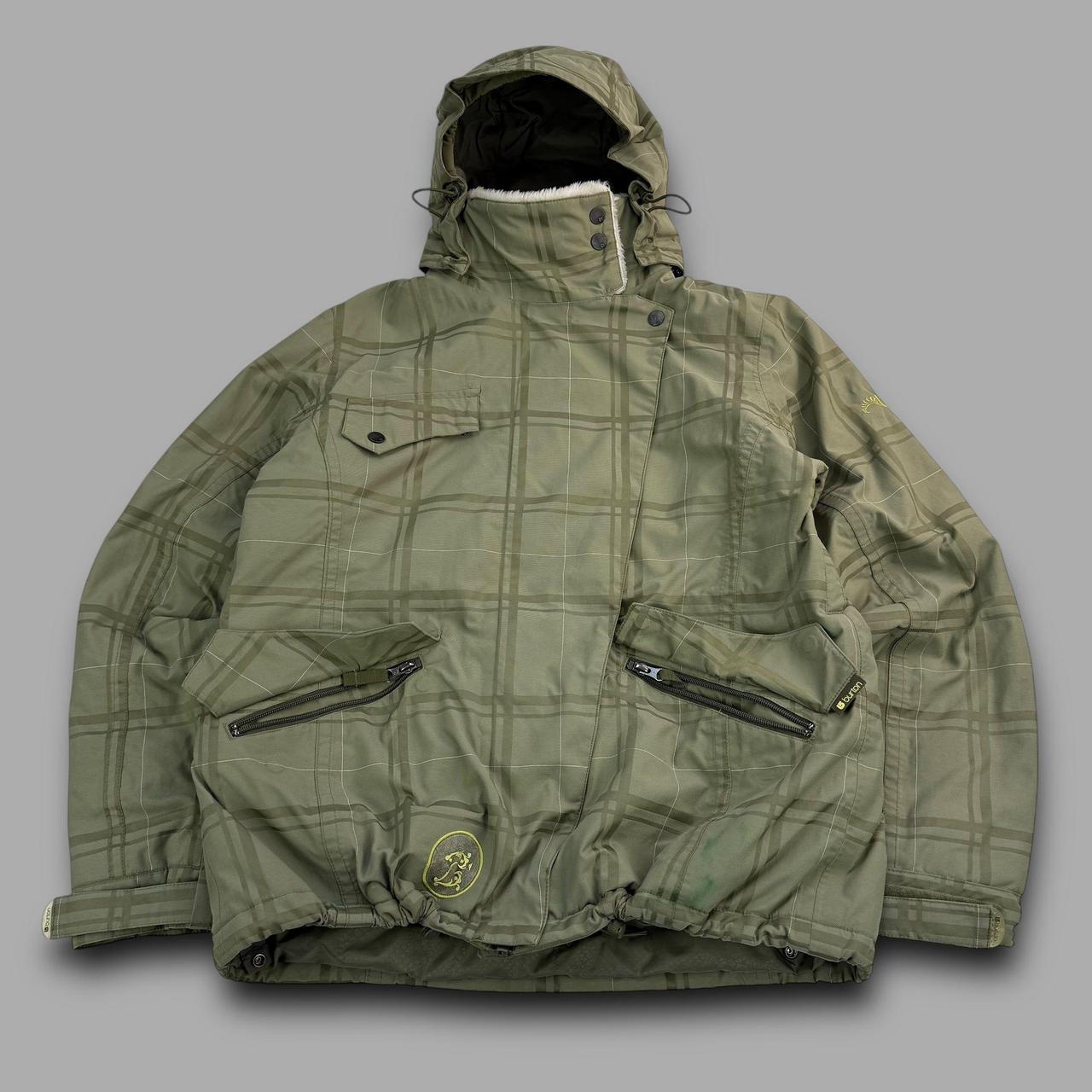 Burton 2000's plaid technical magnetic popper ski... | Depop