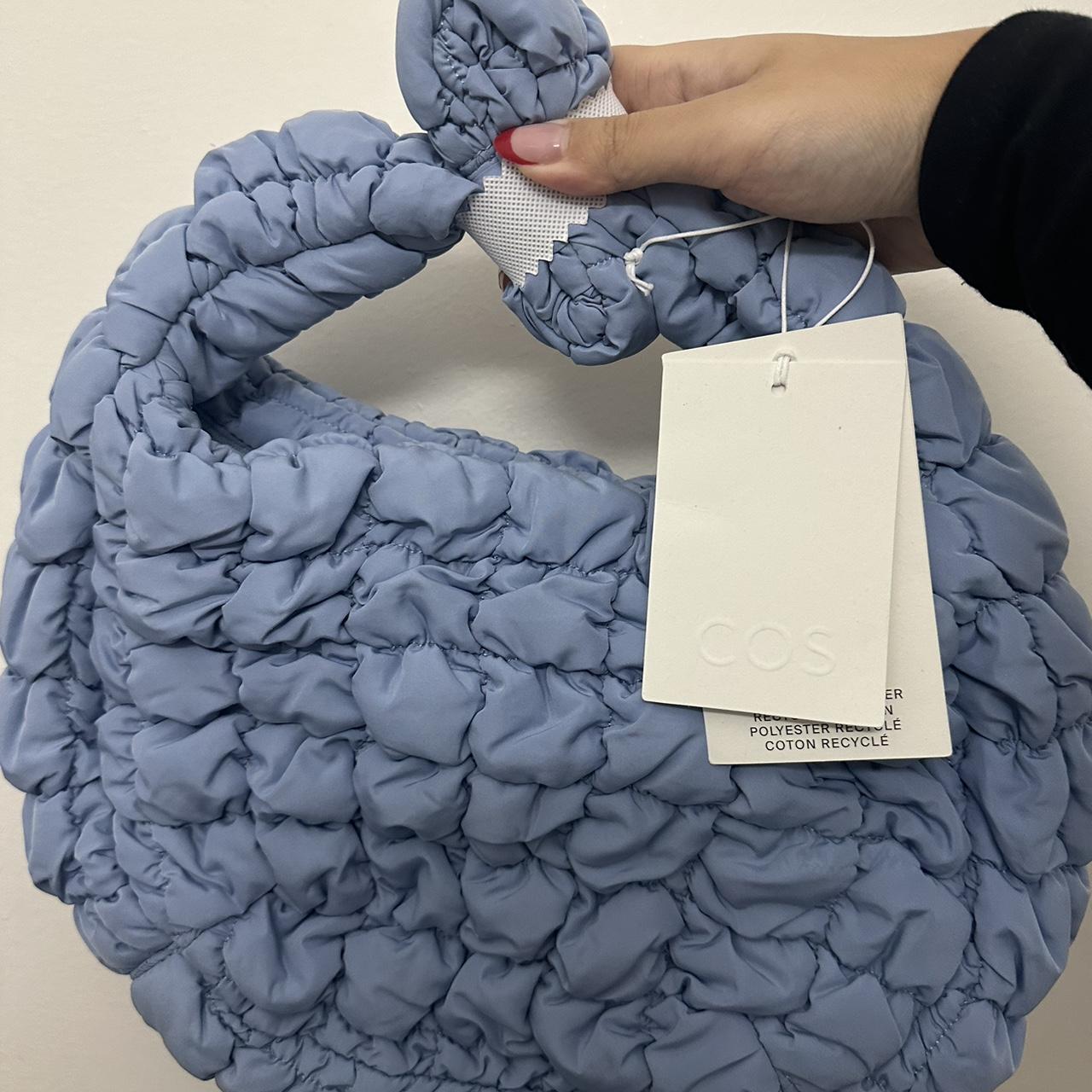 COS quilted blue bag #cos #cosquiltedbag #jenniekim... - Depop