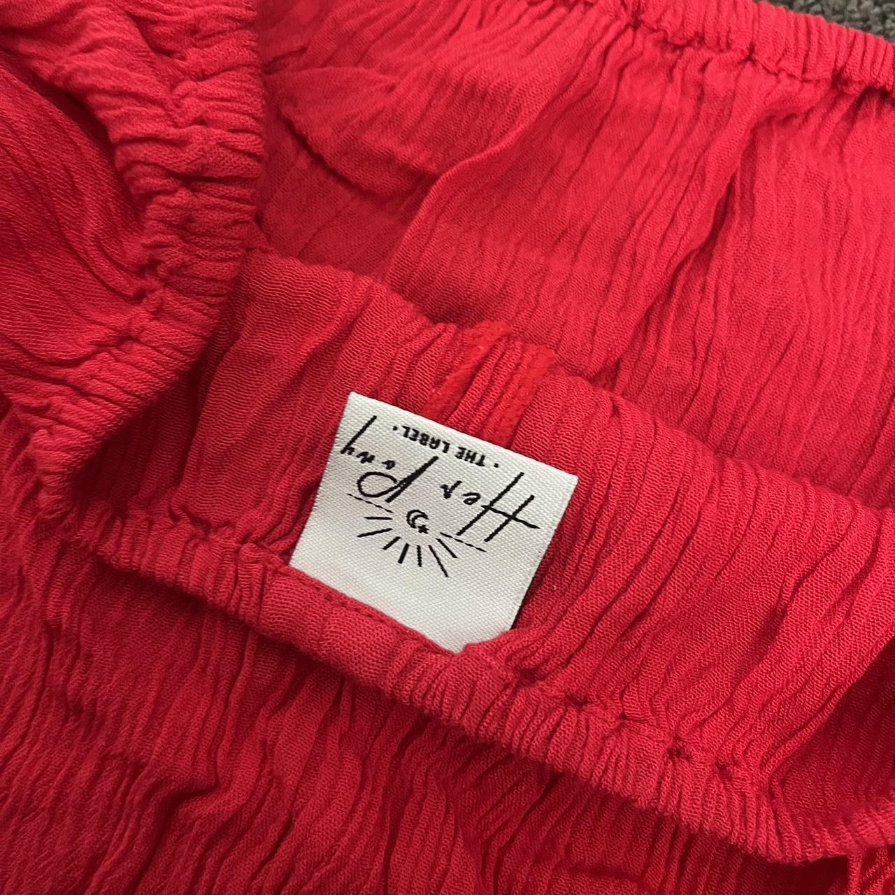 Her Pony The Label red skirt - no tag but I’m a... - Depop