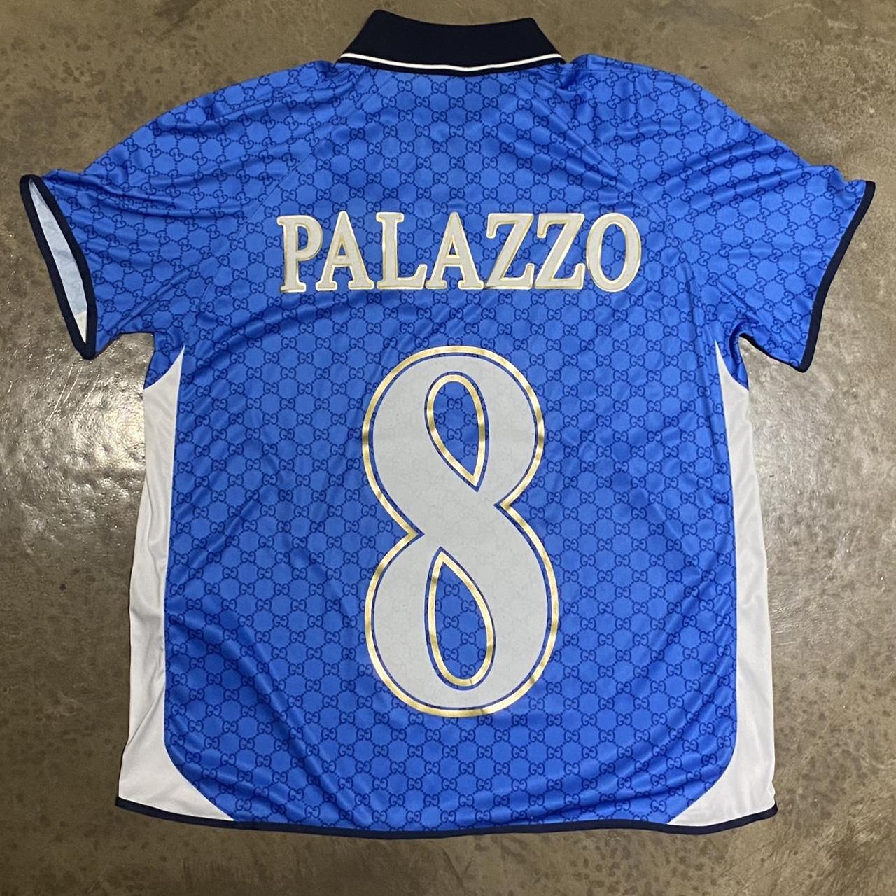Palace X Gucci football top. Brand new with tags... - Depop