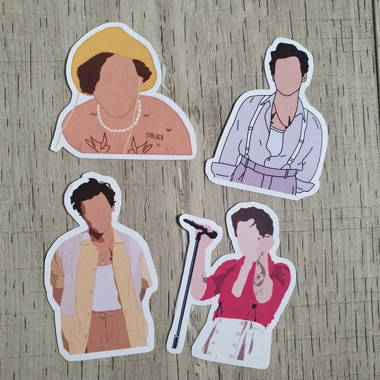 A bundle of 4x Harry Styles stickers which come in a... - Depop