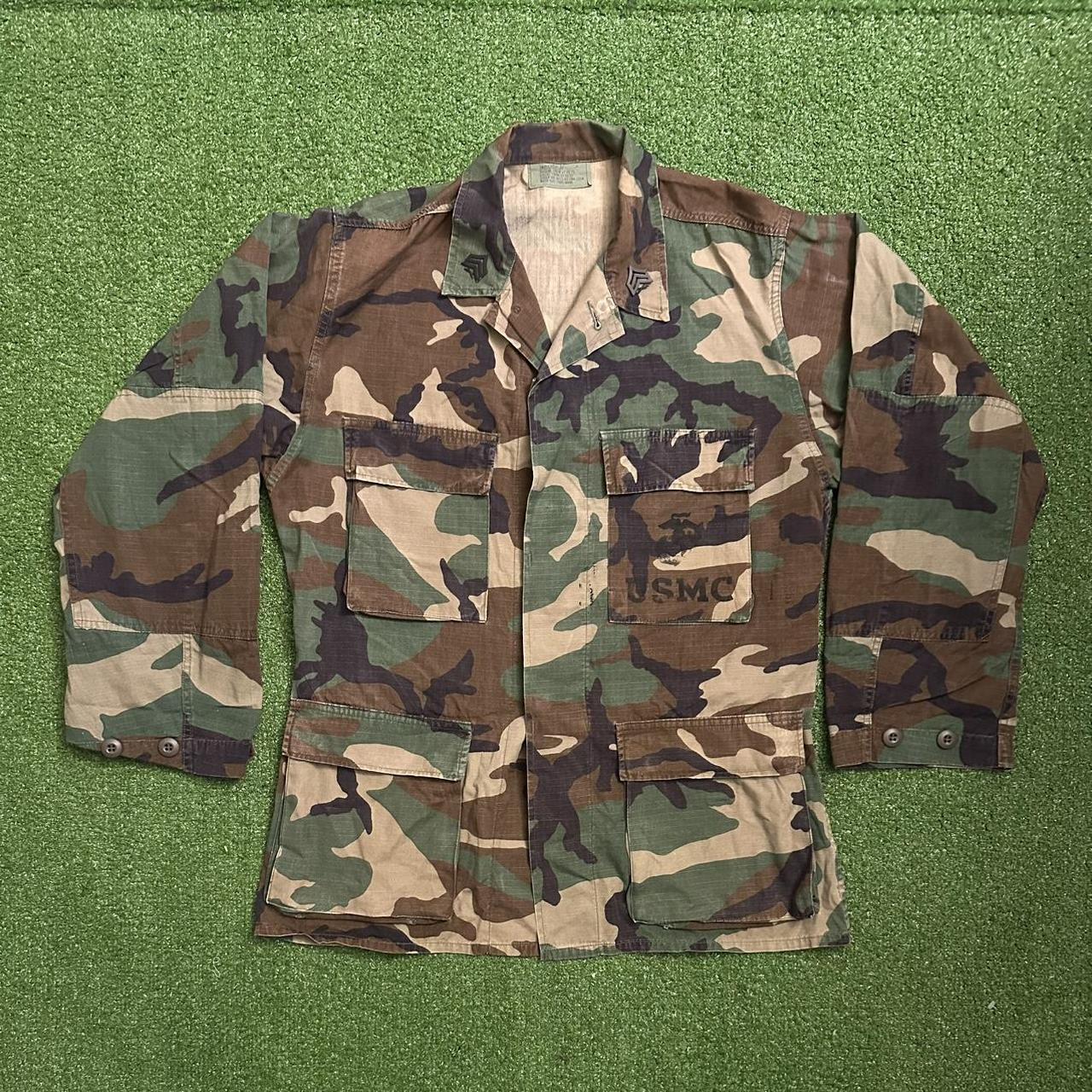 Vintage 80s USMC camo jacket Open to offers! Minor... | Depop