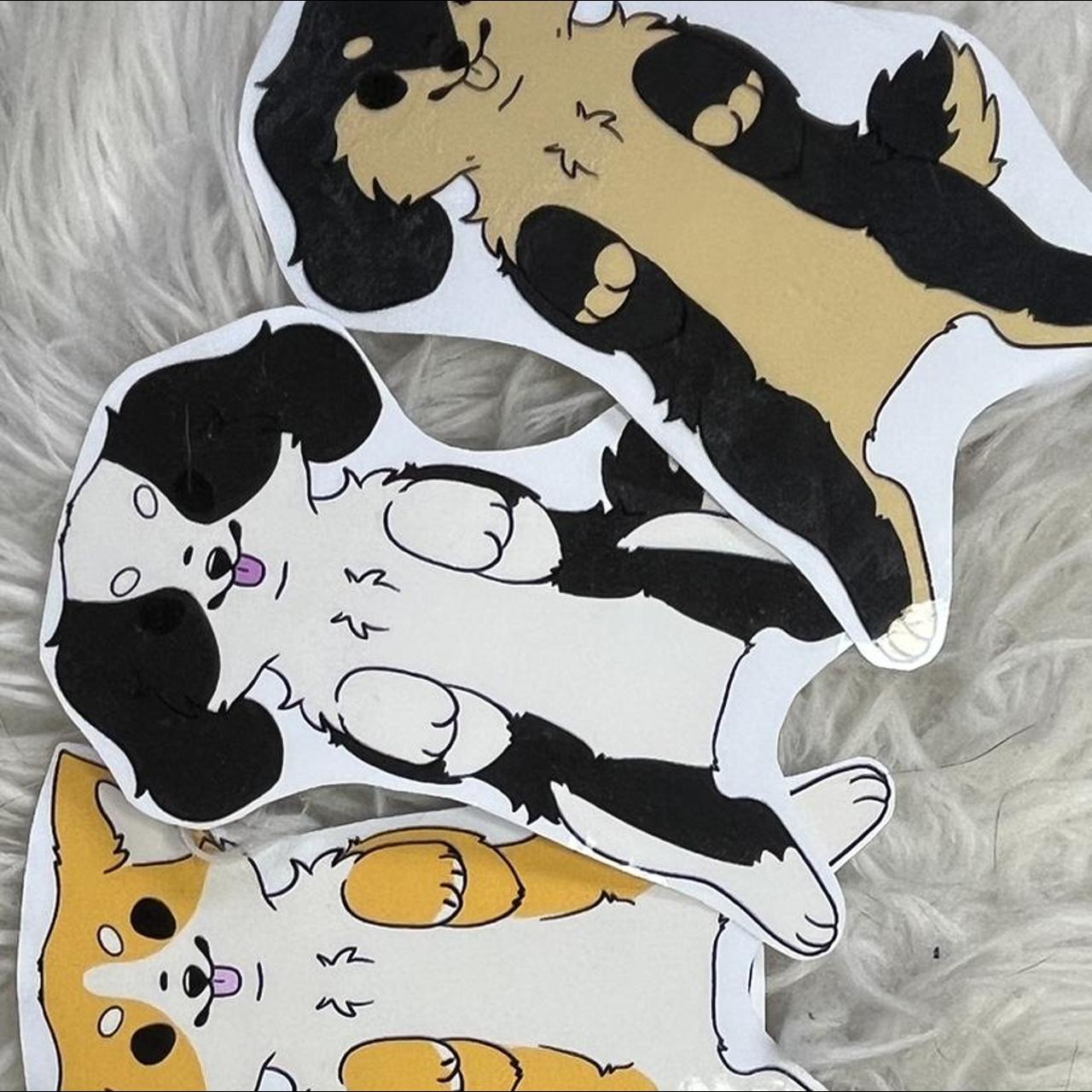 Custom dog stickers!!! These are all 100% handmade... - Depop