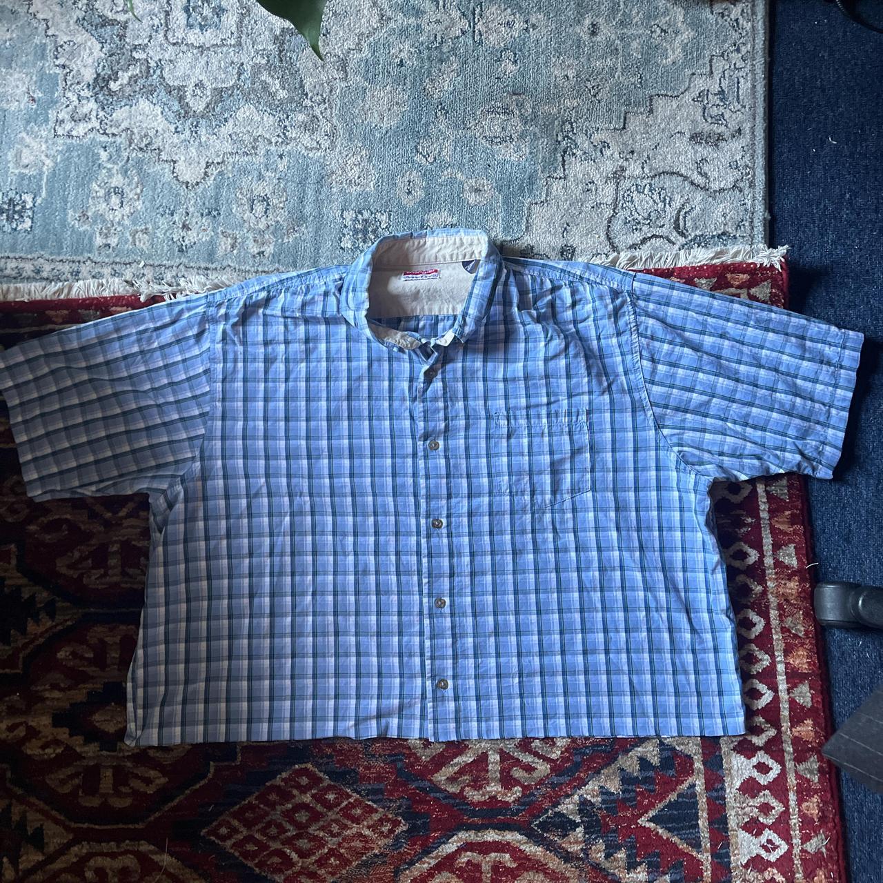 Vintage Boxy Fit Cropped Wrangler Checkered Plaid... | Depop