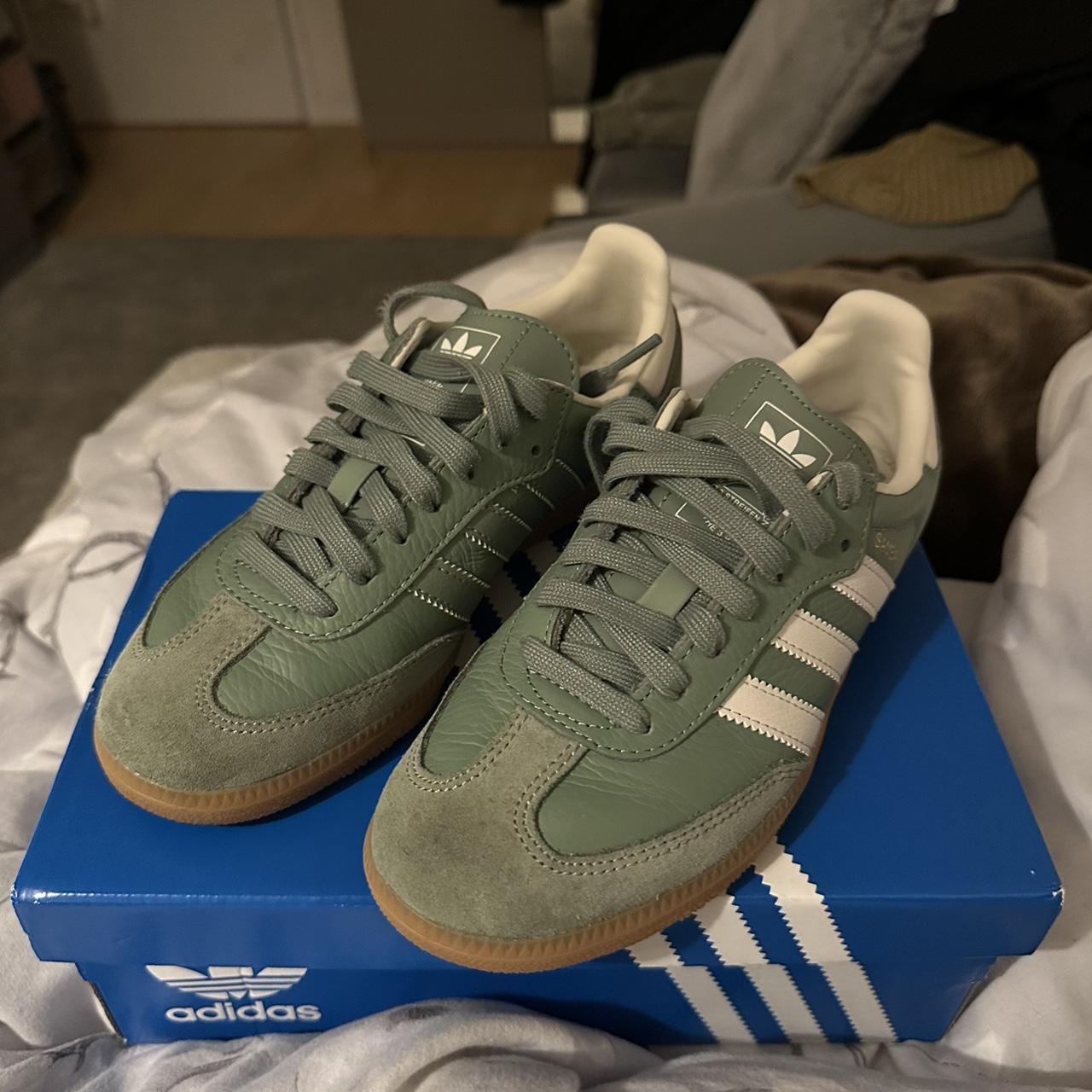 Adidas Samba Size 3.5 Worn twice Perfect... - Depop