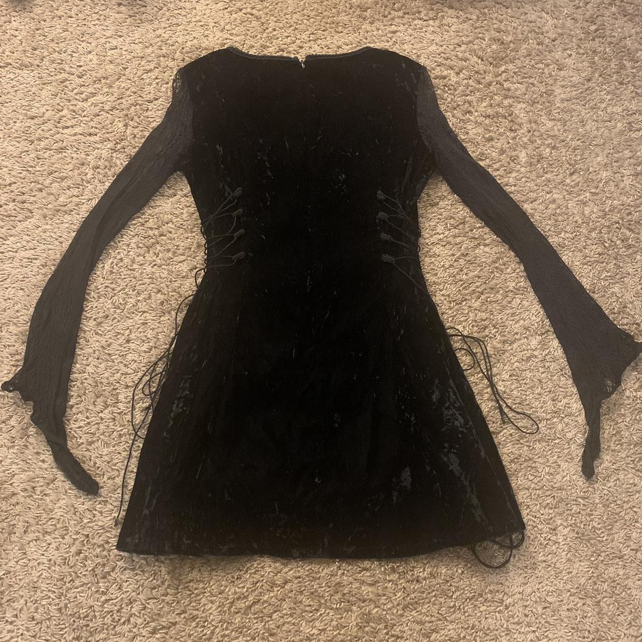 rare vintage lip service lace and velvet die for me... - Depop