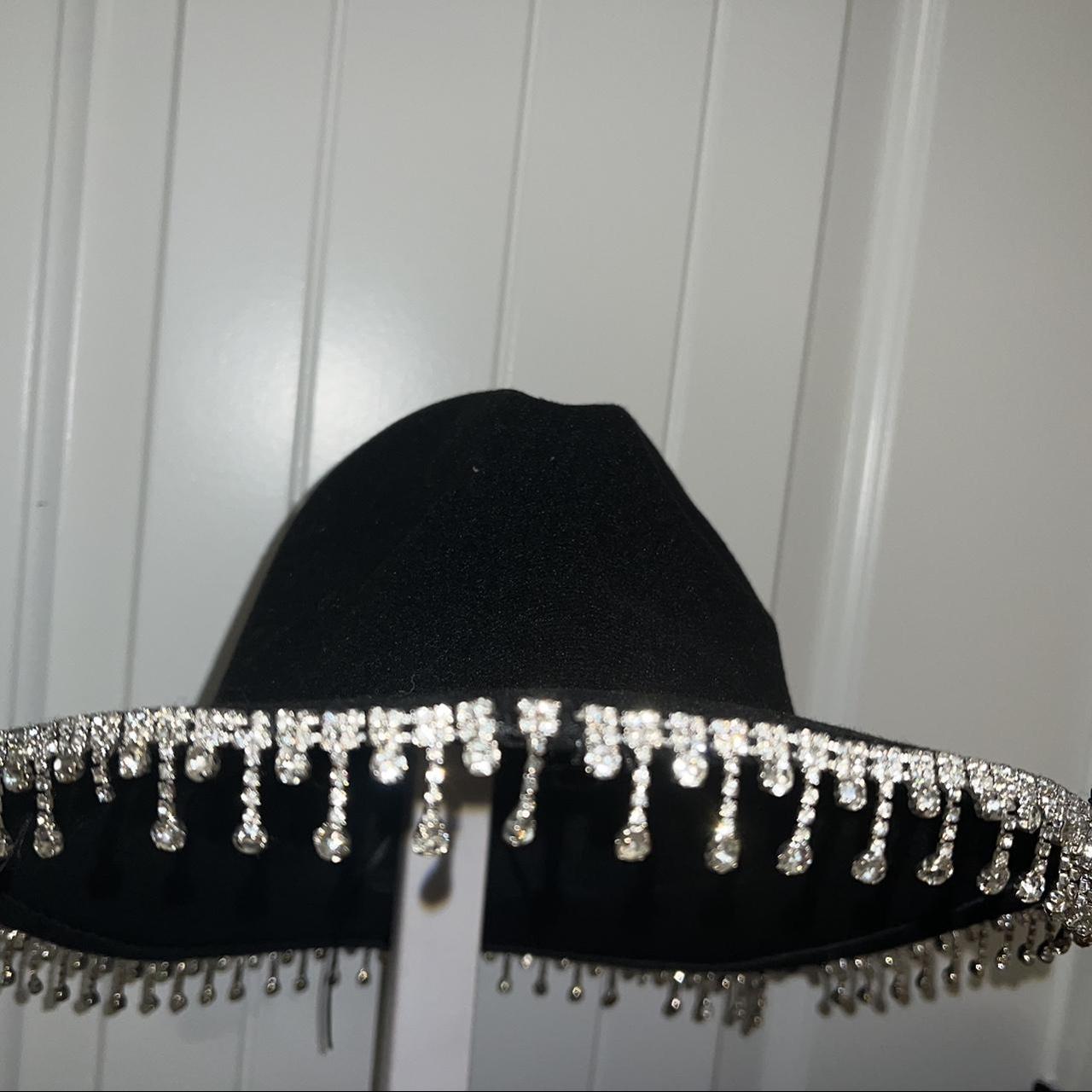 Rhinestone rimmed cowboy hat 🐎 , for the party or... - Depop