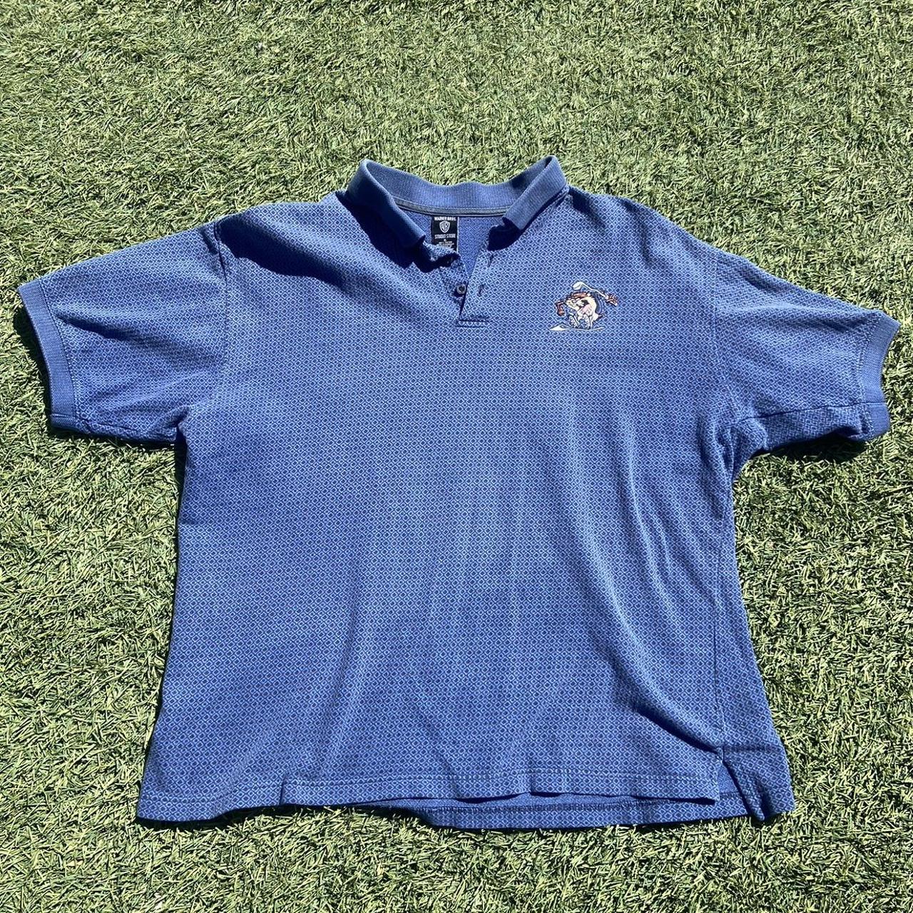 Vintage Taz golf polo. Size Xl a little... - Depop