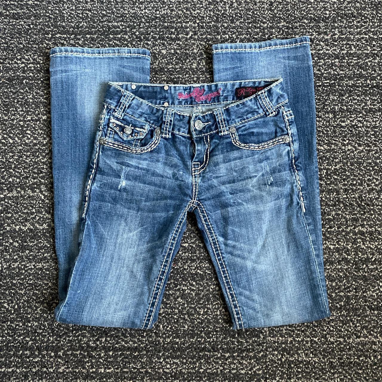 amazing detailed y2k rock & roll cowgirl flare... - Depop