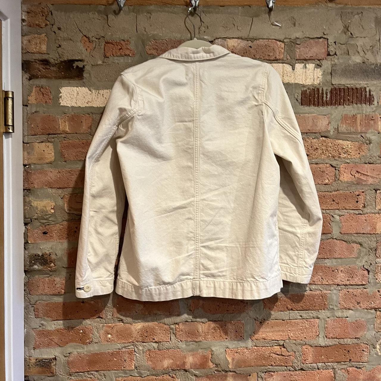 Everlane chore coat in cream. Button up... - Depop