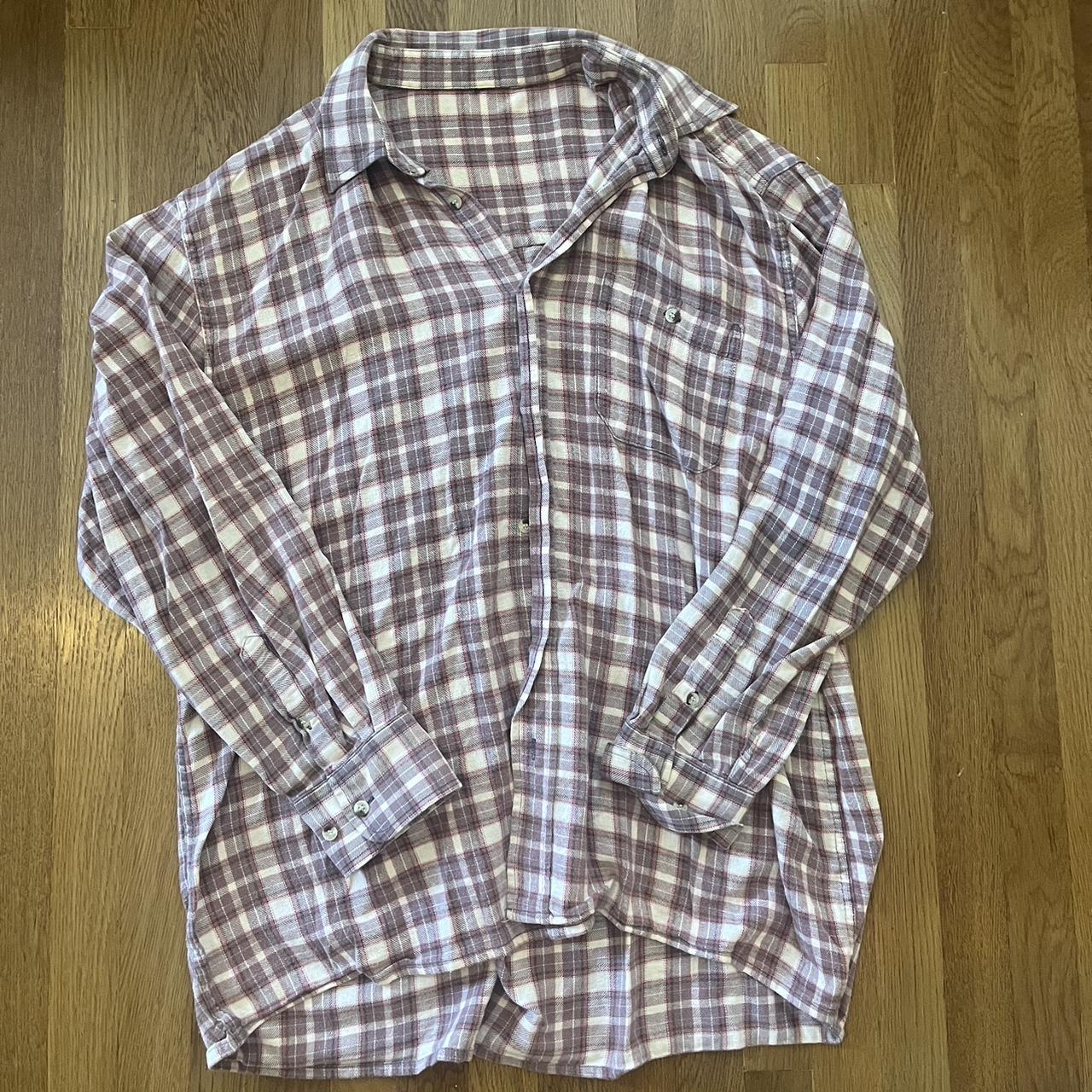 Vintage flannel ️ no size marked but would best fit... - Depop