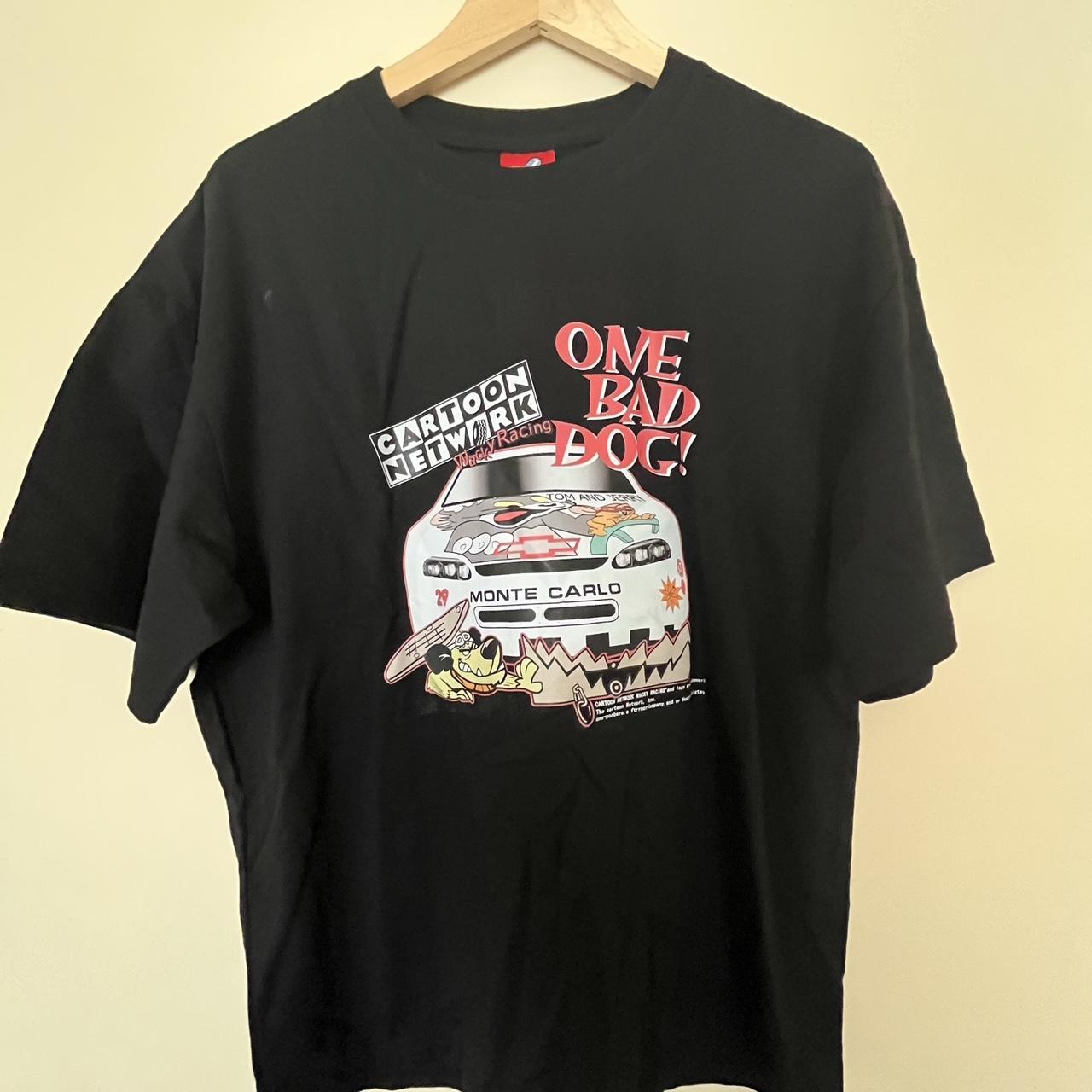 Cartoon Network Wacky Racing Black Tee Custom - Depop