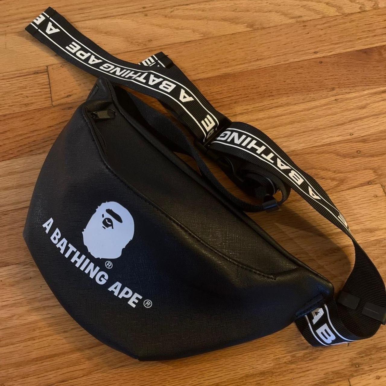 A Bathing Ape (BAPE) black bag - Depop