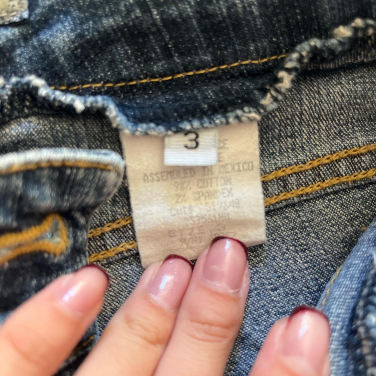 The cutest!!!!! Vintage Paris blues flare low rise... - Depop