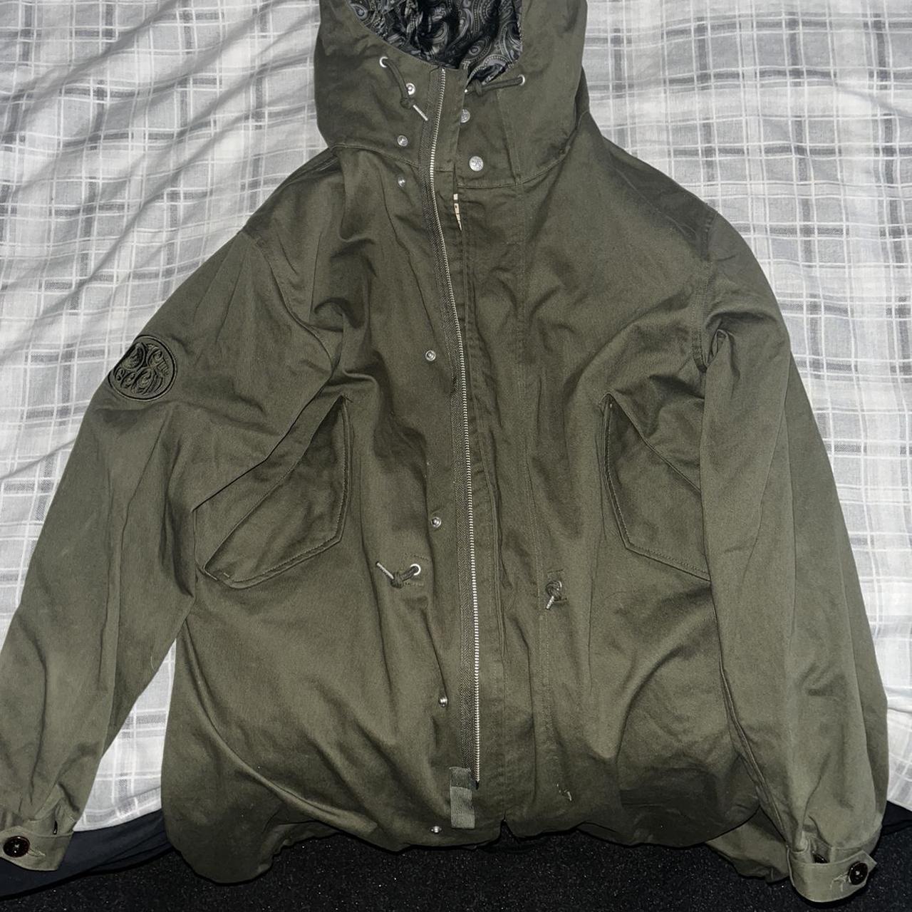 PRETTY GREEN LOMAS OVERSIZED HOODED PARKA LIAM... - Depop