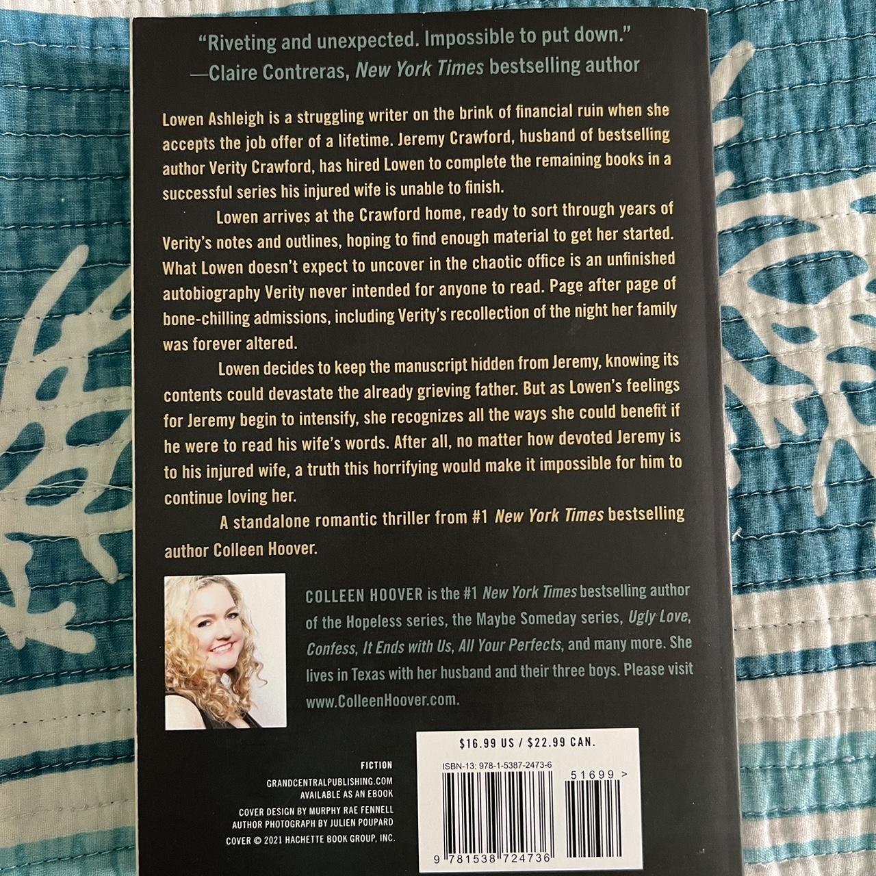 verity - colleen hoover this one is in great... - Depop