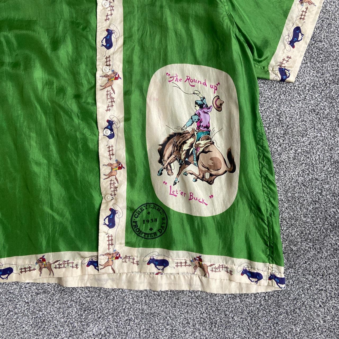 Bode Silk Cowboy Shirt 100% Silk Dm for questions... - Depop