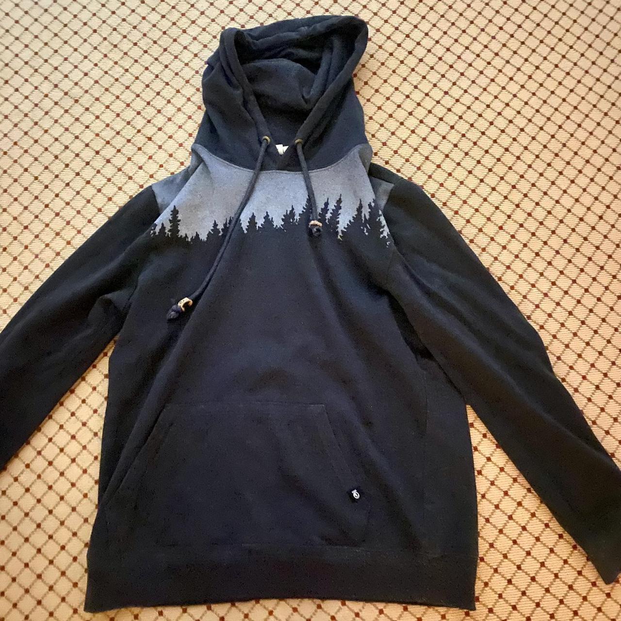 Tentree oversized sweatshirt with tree landscape... - Depop