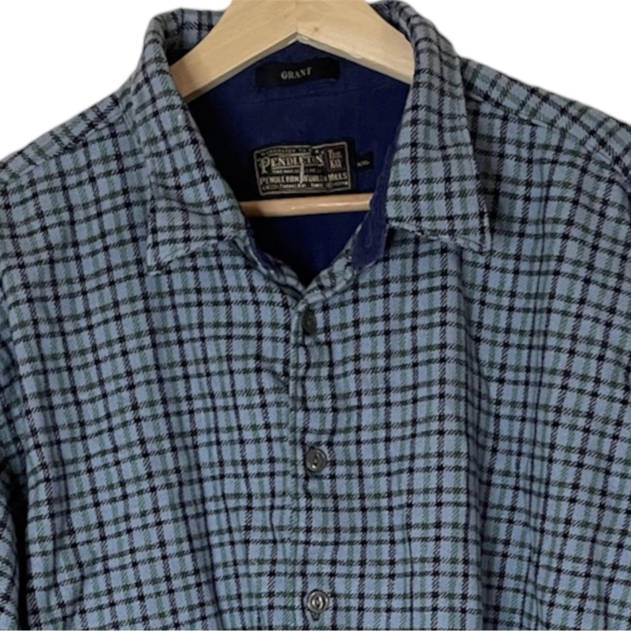 Pendleton Men's Blue Shirt | Depop