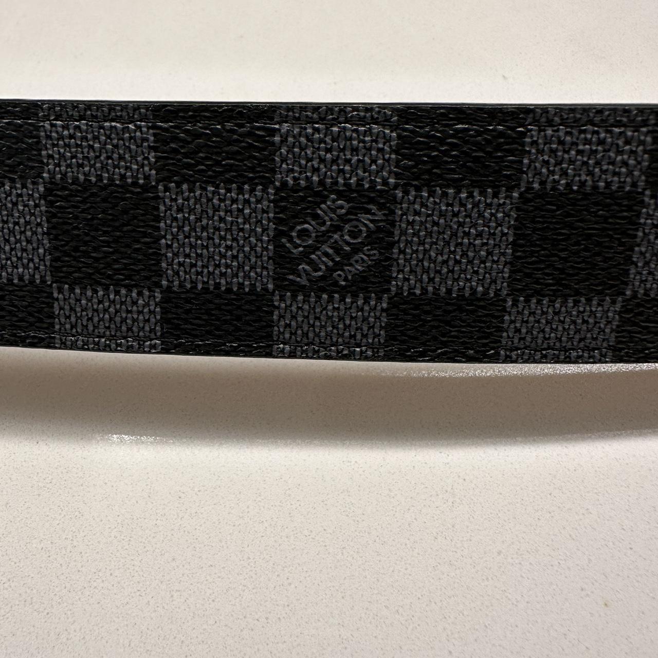 Louis Vuitton Men's Black Belt | Depop