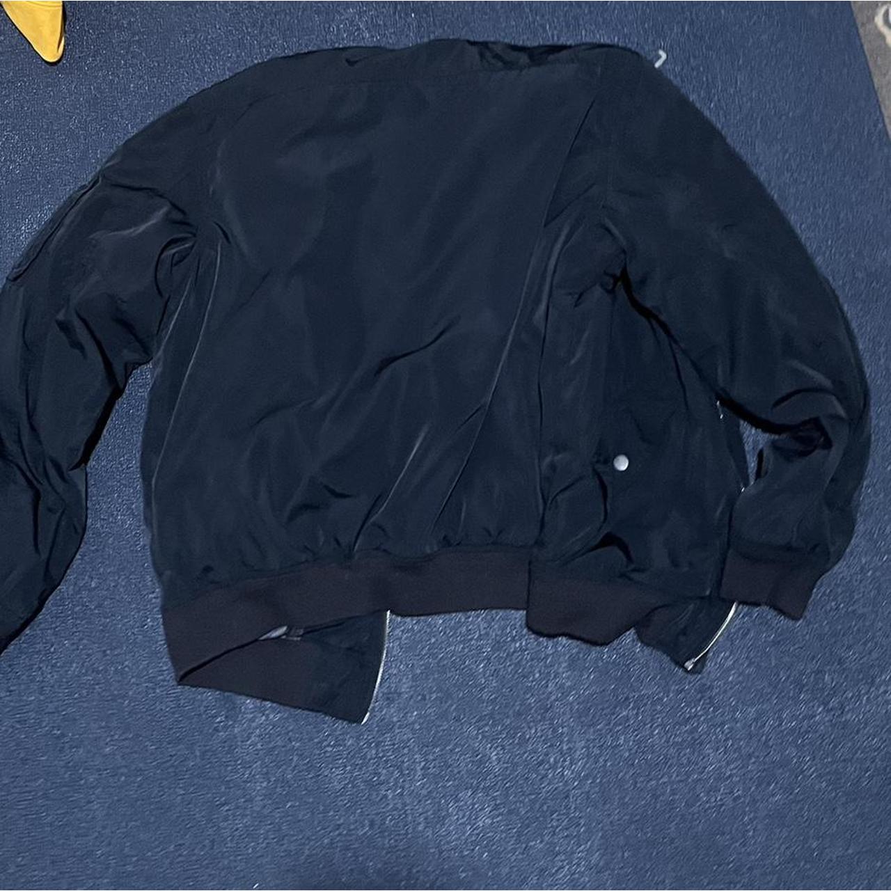 Old Navy Large Bomber Jacket Black - Depop